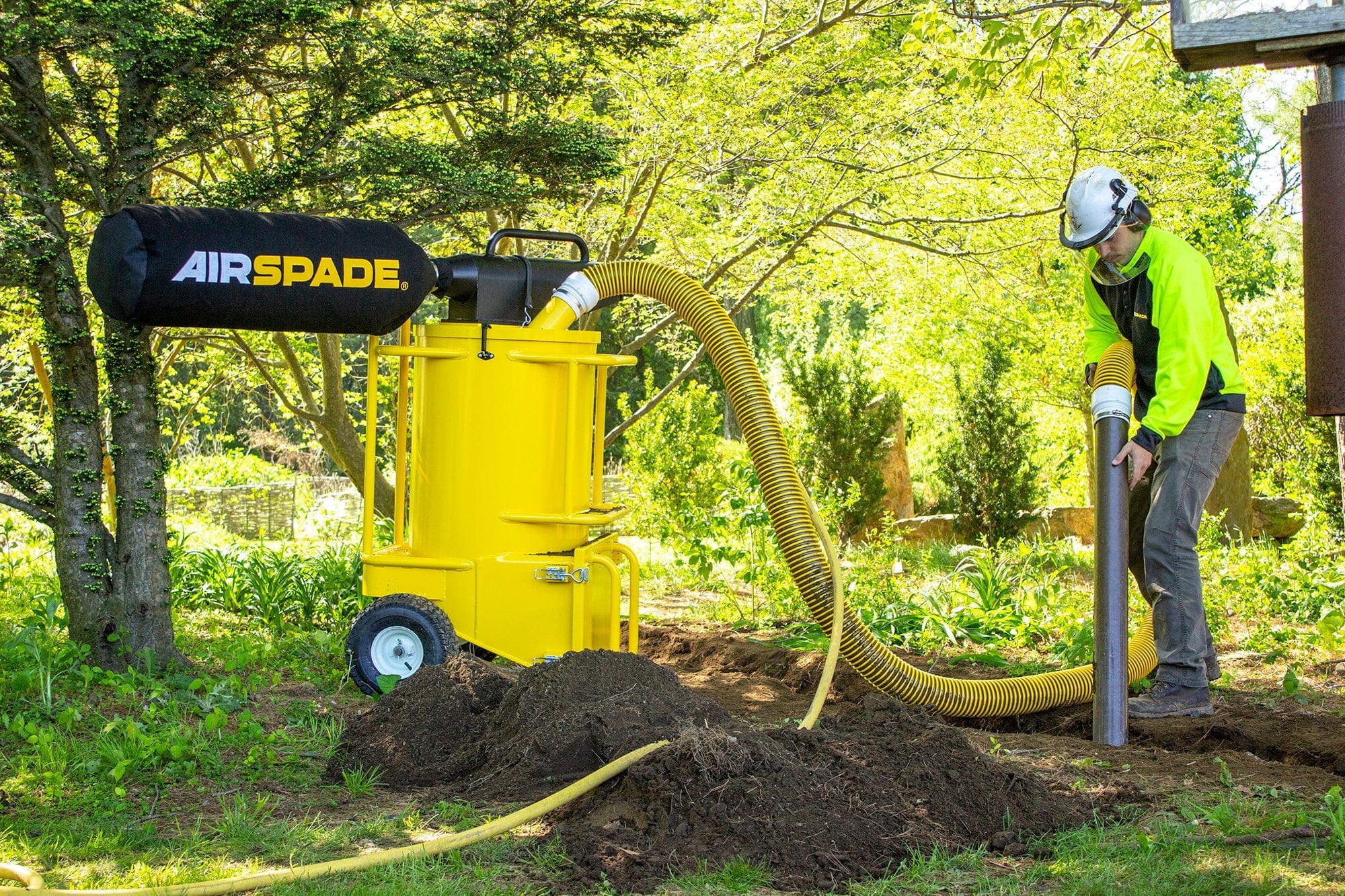 AirSpade Vac Vacuum Excavator – AirSpade Pneumatic Soil Excavation Tools
